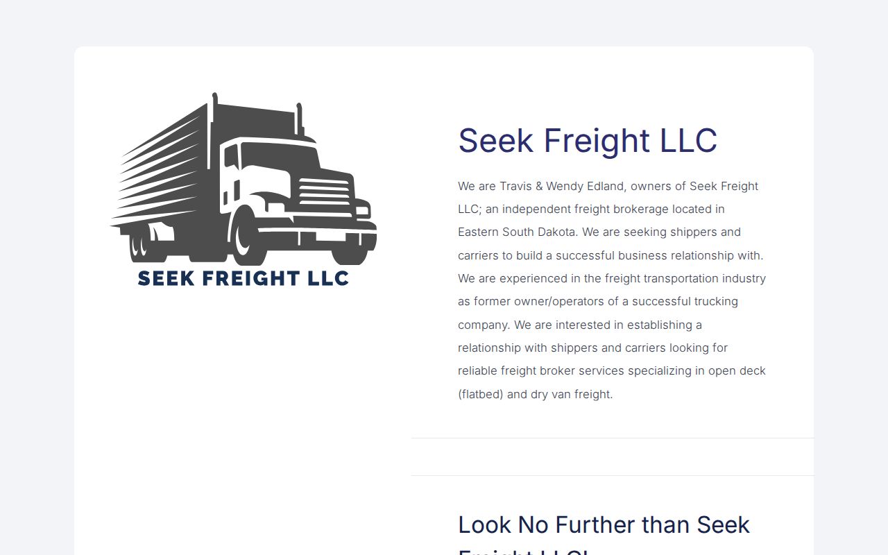 Seek Freight LLC